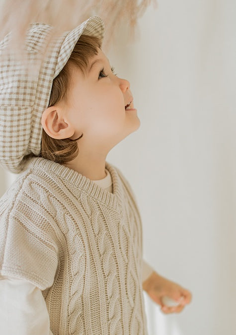 Happy Prince Raines Knit Baby Vest - moonbear.us